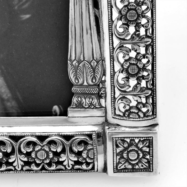 Antique Indian Silver Photograph Frame circa 1880 Bhuj Kutch by ...