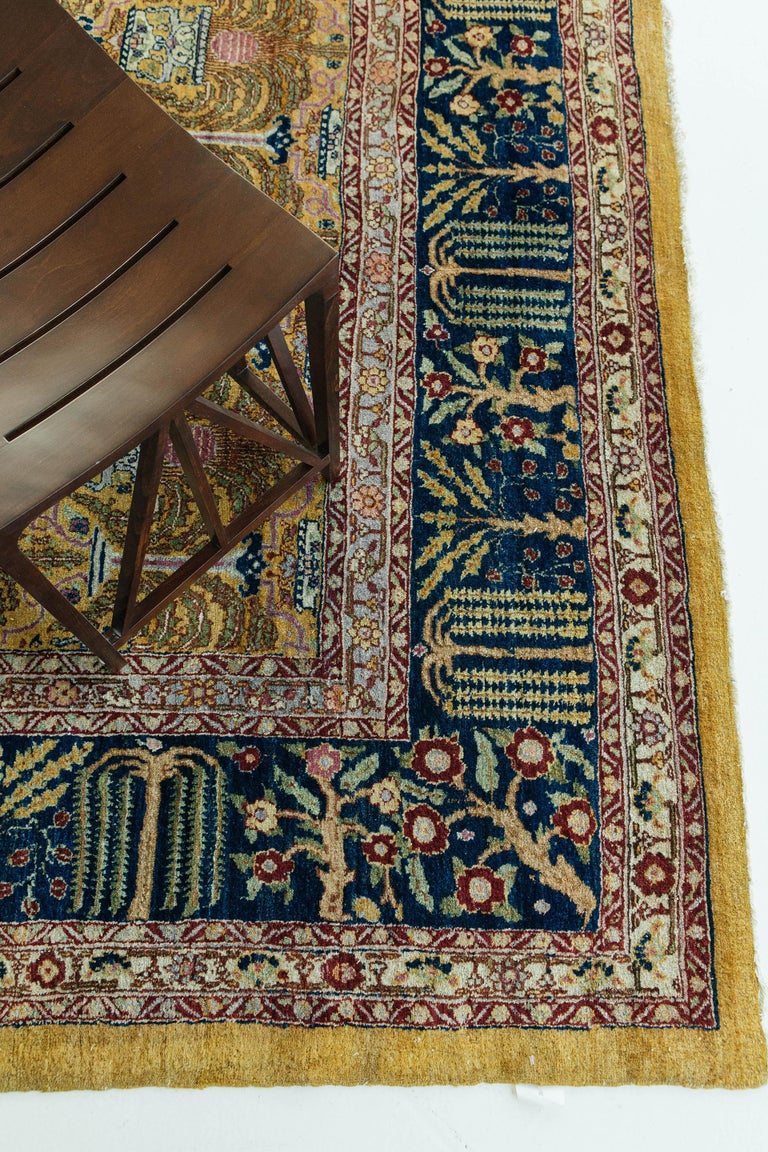Antique Indo Agra Rug at 1stDibs