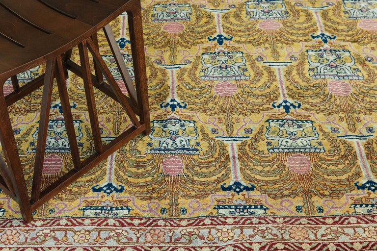 Antique Indo Agra Rug at 1stDibs