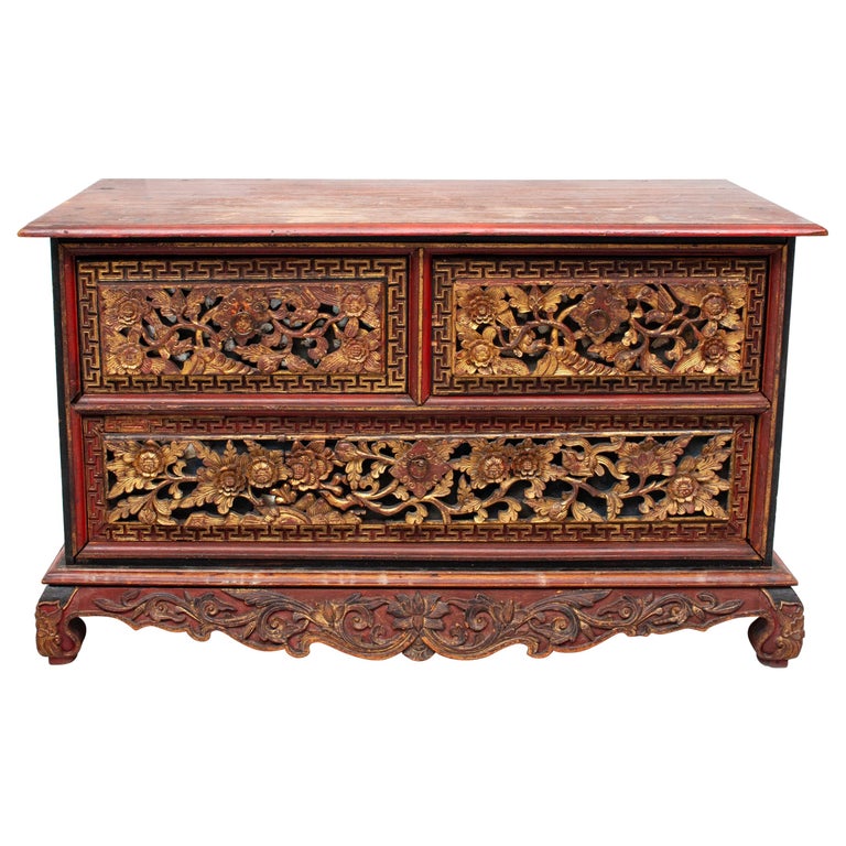 Antique Indonesian Blanked Chest at 1stDibs
