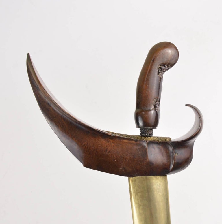 Antique Indonesian Kris Dagger with Wooden Handle at 1stDibs