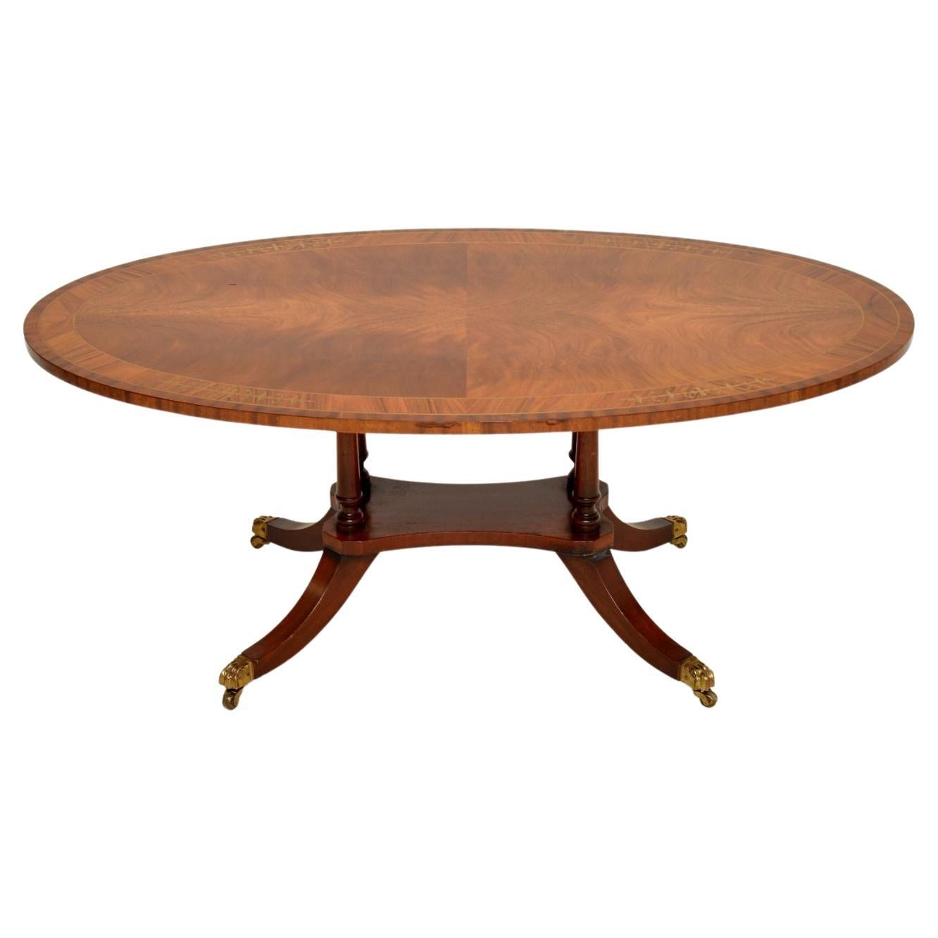 Antique Inlaid Brass Coffee Table at 1stDibs