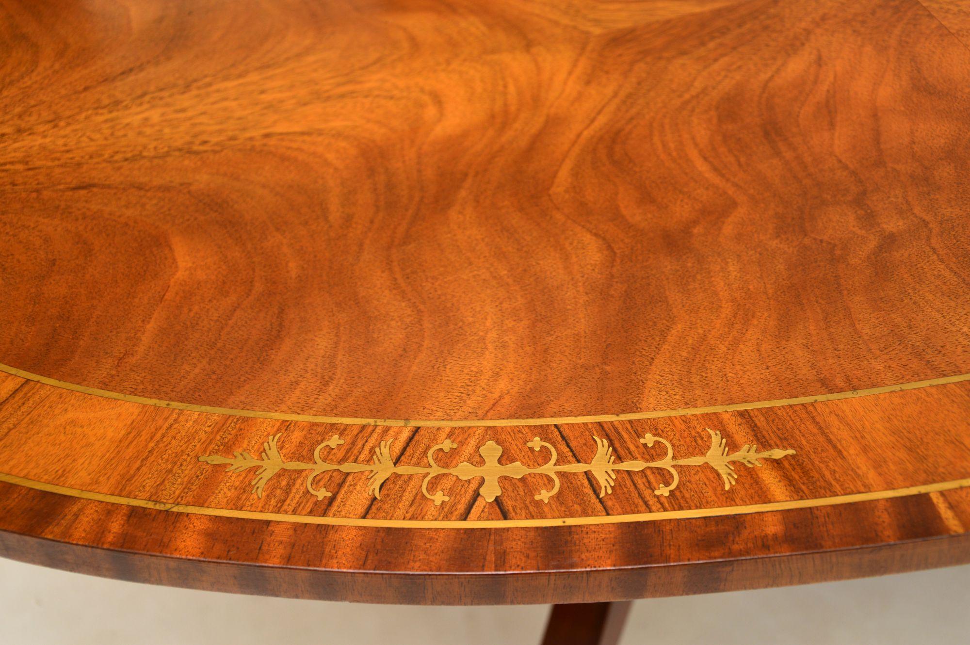 Antique Inlaid Brass Coffee Table at 1stDibs