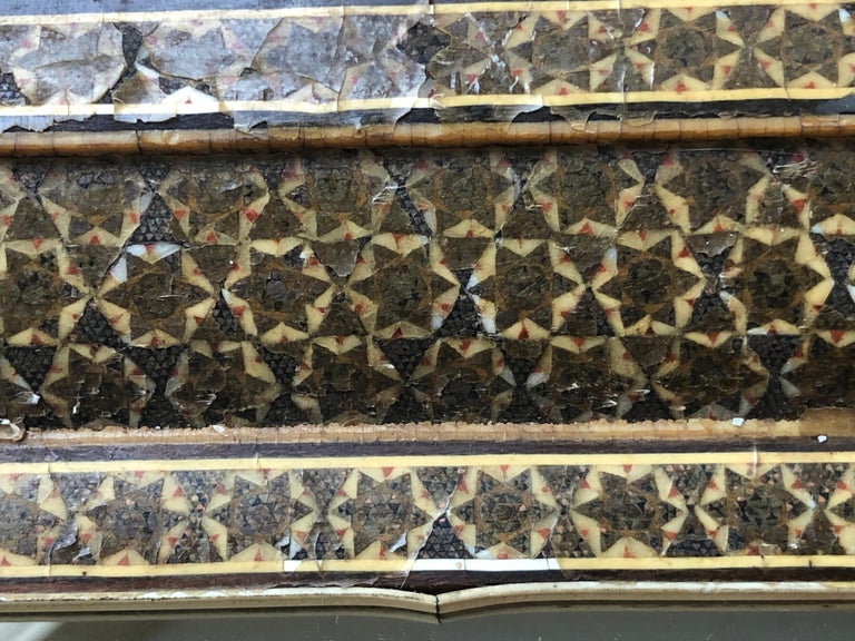 Antique Inlay Middle Eastern Mirror at 1stDibs