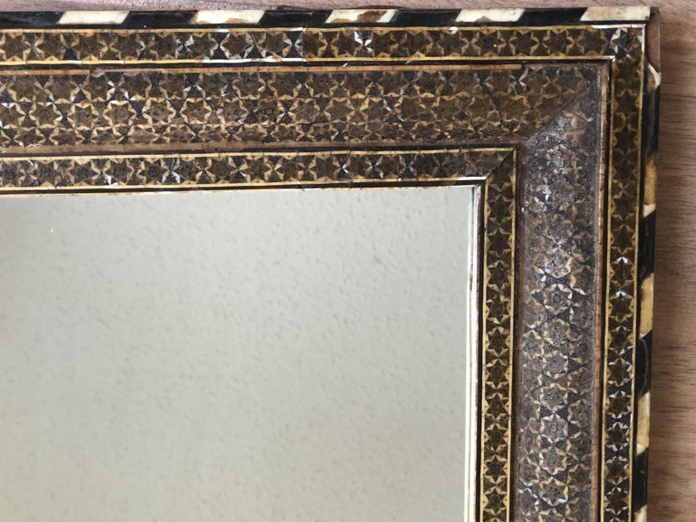 Antique Inlay Middle Eastern Mirror at 1stDibs