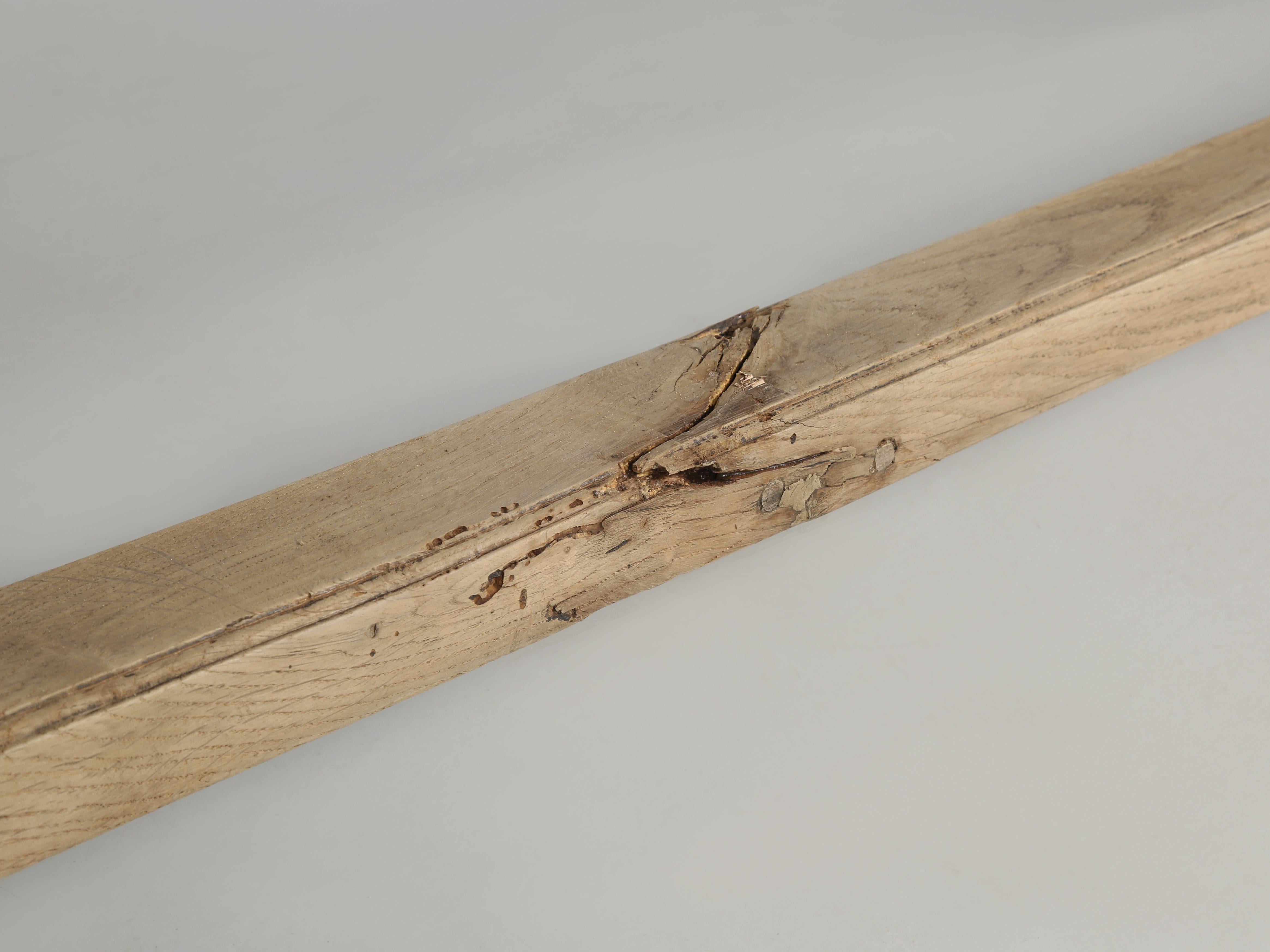 Antique Irish Dining Table or Kitchen Table Finished in Natural White ...