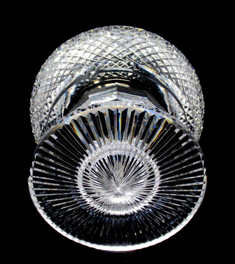 Antique Irish Tipperary Waterford Glass Cut Crystal Bowl Georgian ...