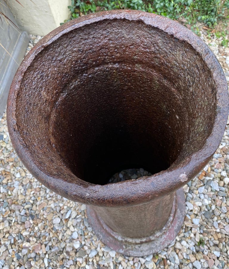 Antique Iron Column Pedestal or Plinth For Sale at 1stDibs