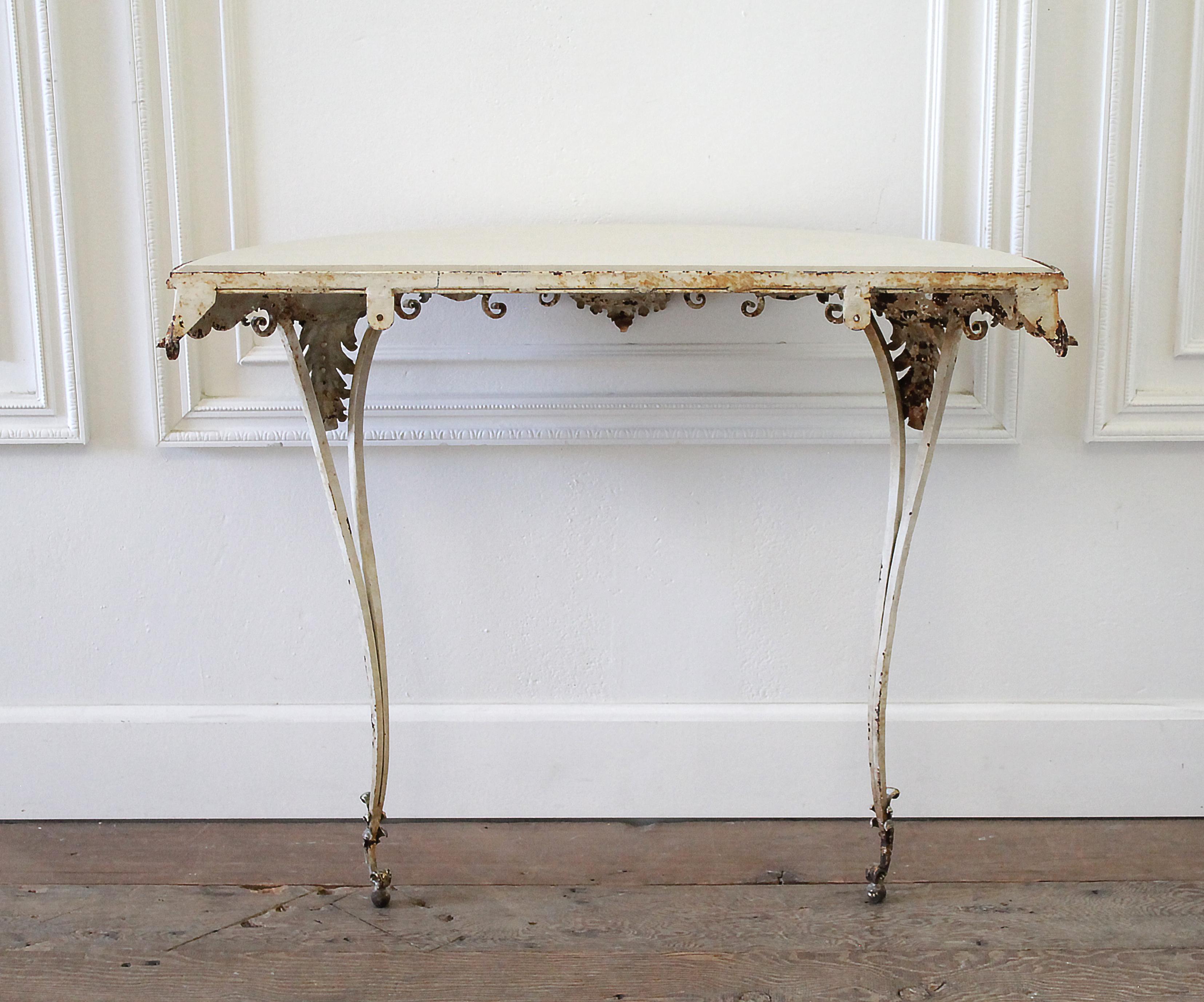 Antique Iron Decorative Console Table at 1stDibs | antique iron console ...