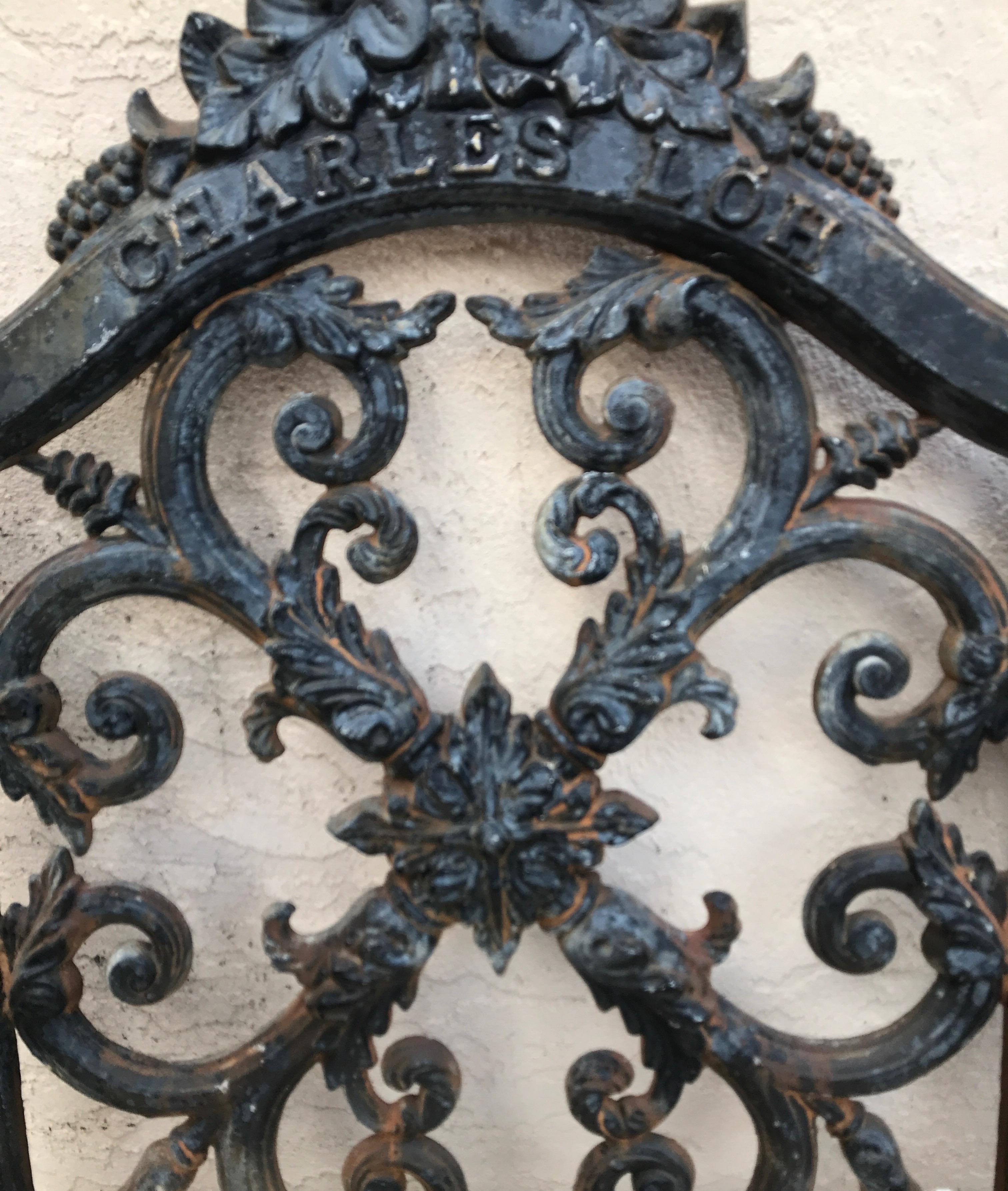 Antique Iron Gate at 1stDibs