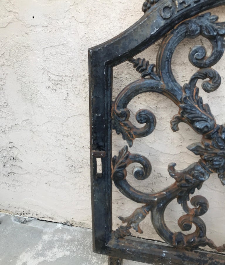 Antique Iron Gate at 1stDibs