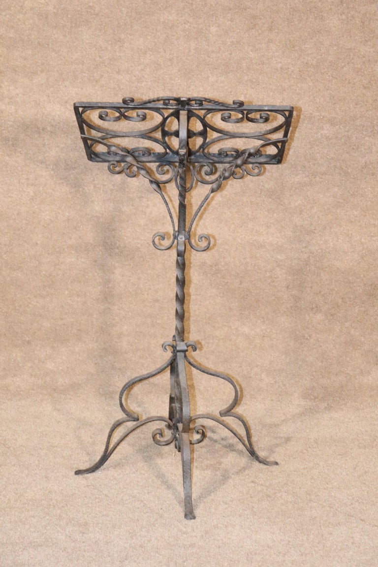 Antique Iron Music Stand For Sale at 1stDibs