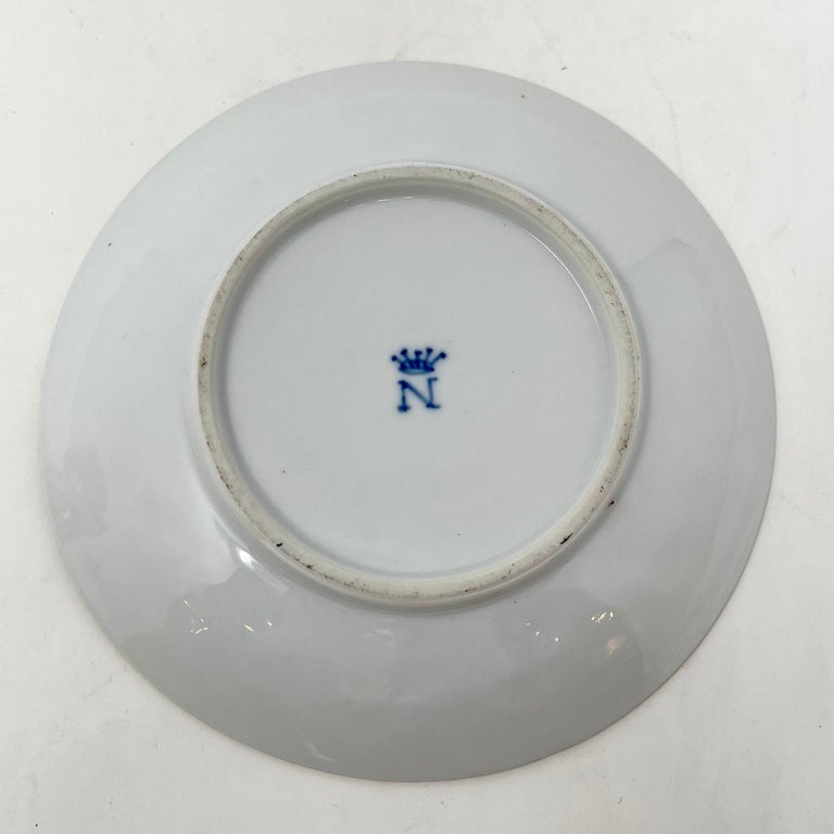 Antique Italian Capo di Monte Porcelain Cup and Saucer, Circa 1870s ...