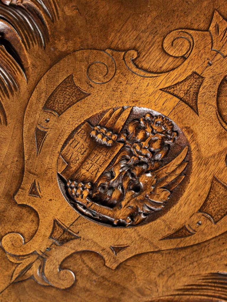 Antique Italian Carved Walnut Dolphin Piano Bench Stool, circa 1875 at ...