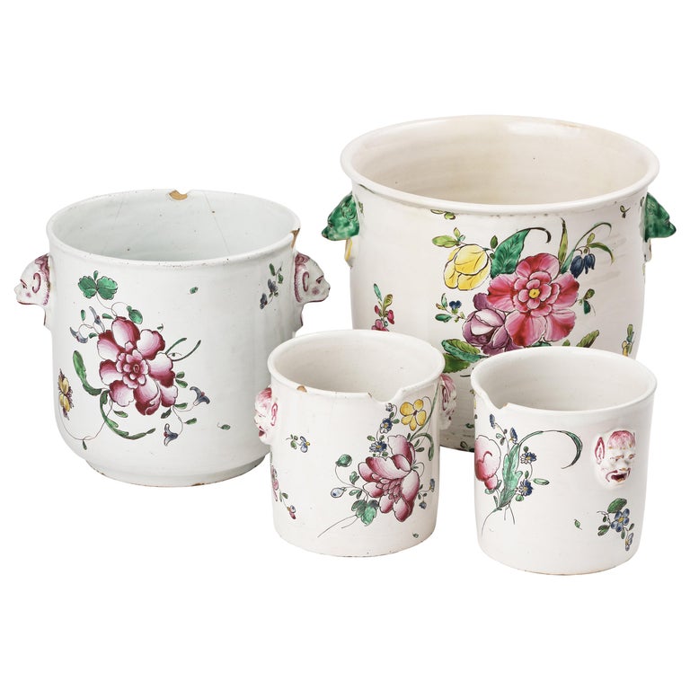 Antique Italian Maiolica Coolers, Milan, circa 1770 For Sale at 1stDibs