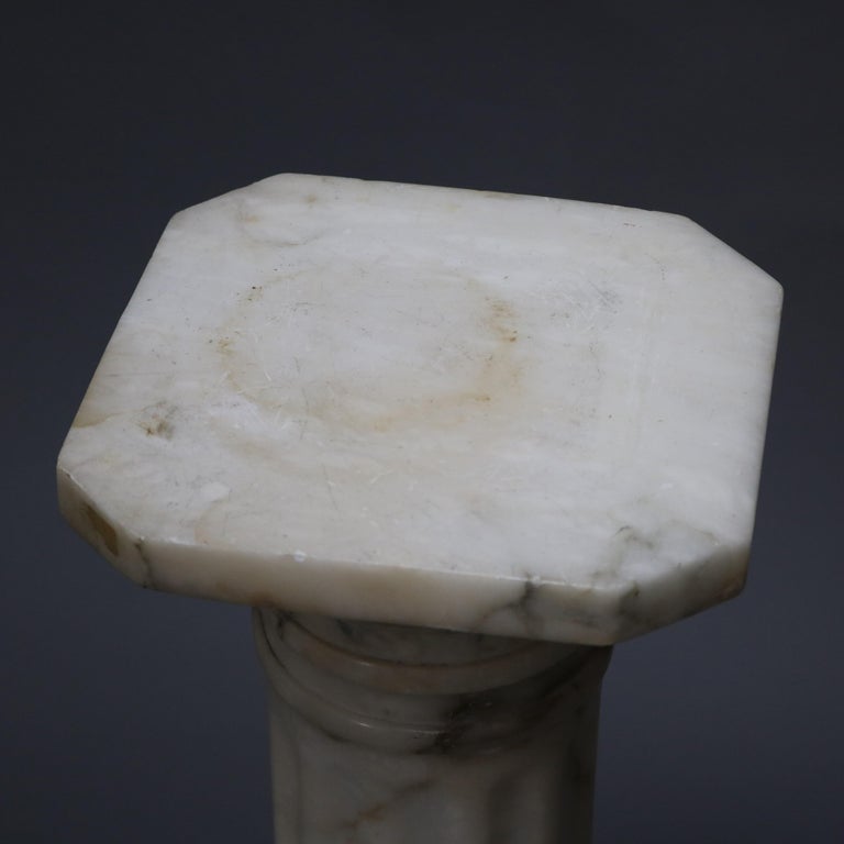 Antique Italian Marble Doric Sculpture Display Pedestal, circa 1890 at ...