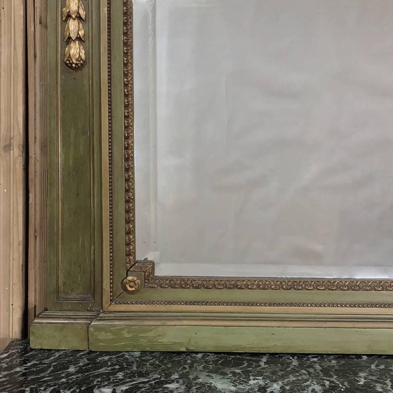 Antique Italian Neoclassical Painted Mirror at 1stDibs