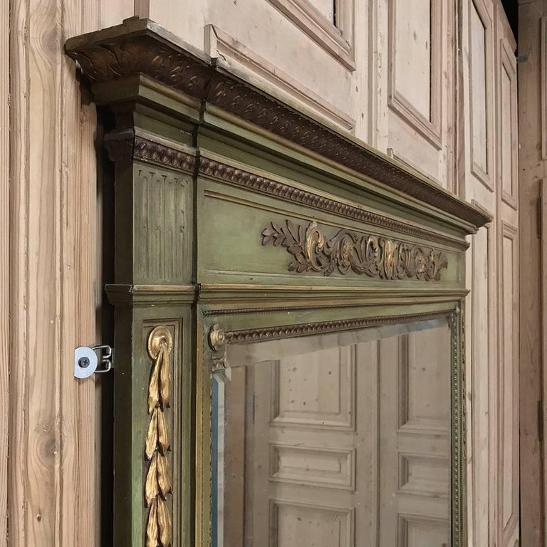 Antique Italian Neoclassical Painted Mirror at 1stDibs