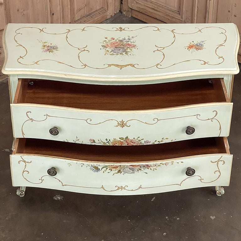 Antique Italian Painted Commode For Sale at 1stDibs