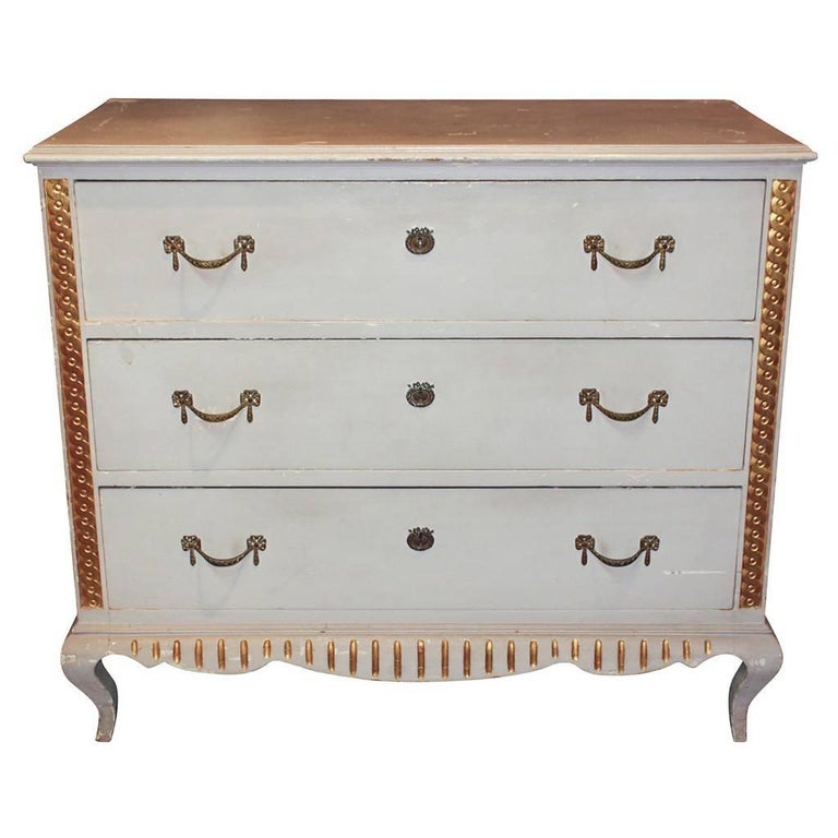 Antique Italian Painted Commode at 1stDibs