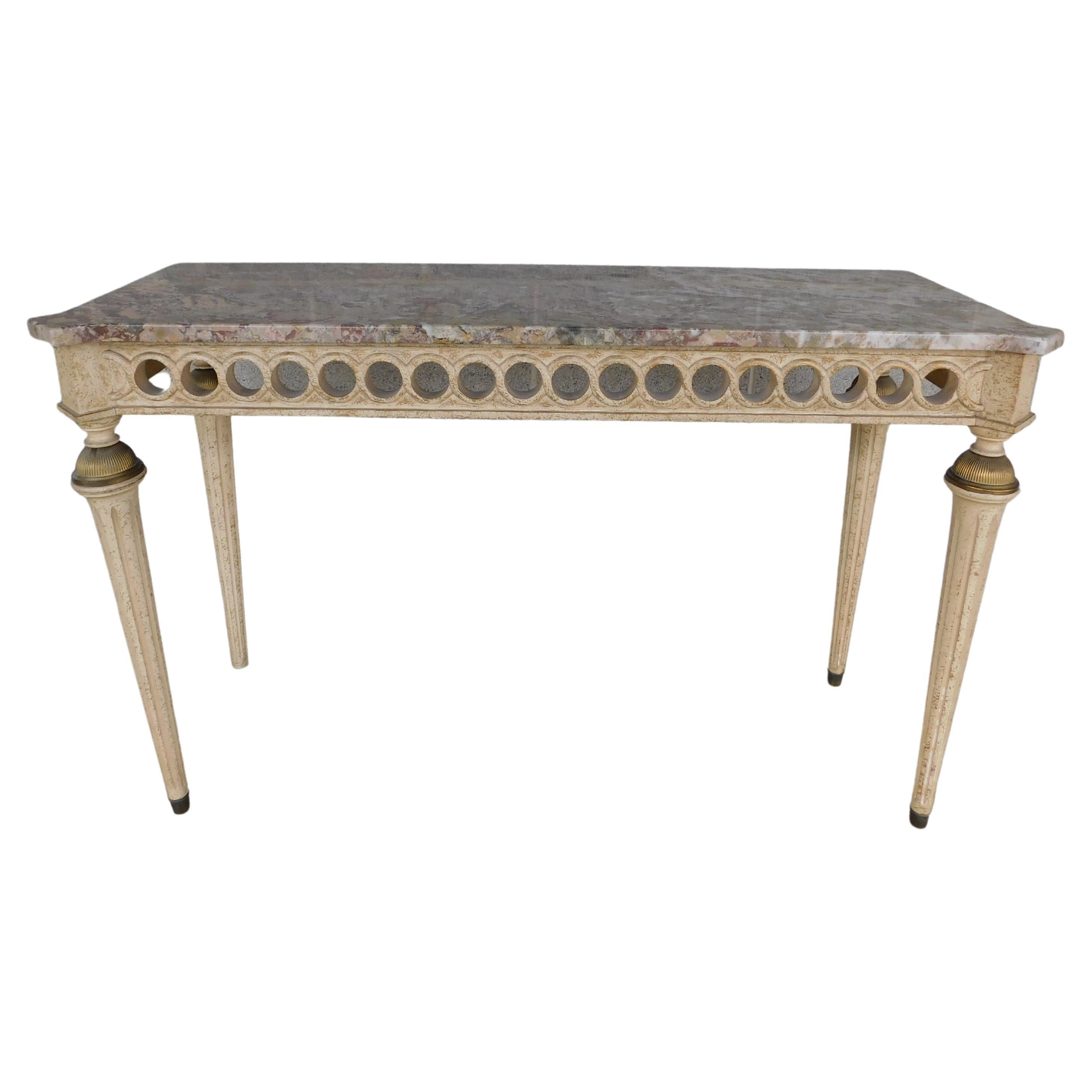 Contemporary Italian Console Table Made of Tulipwood For Sale at 1stDibs