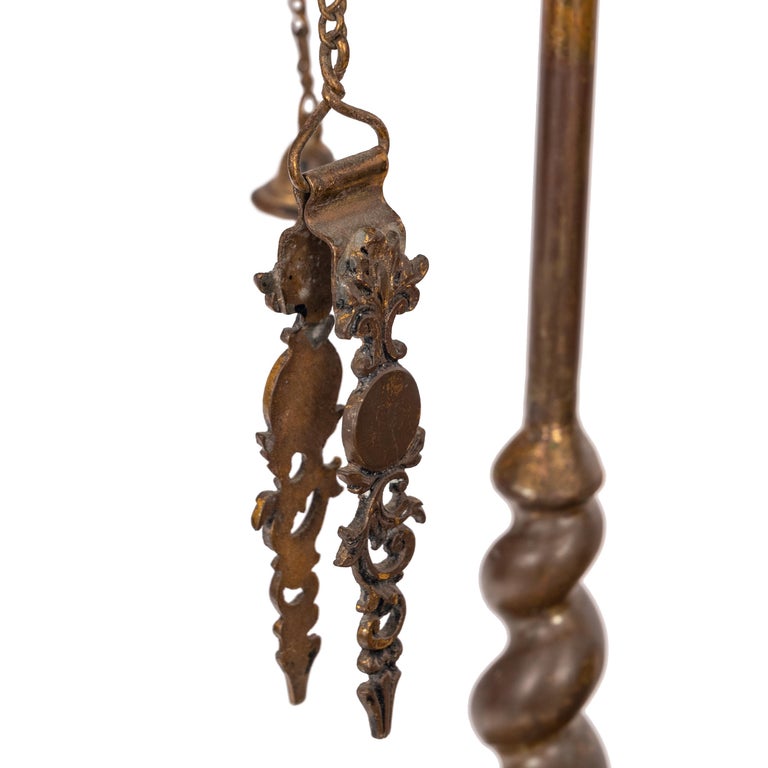 Antique Italian Renaissance Brass Lucerne Florentine Chatelaine Oil ...