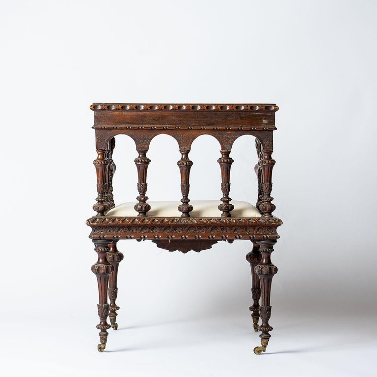 Antique Italian Renaissance Carved Folk Art Armchair, 19th Century For ...