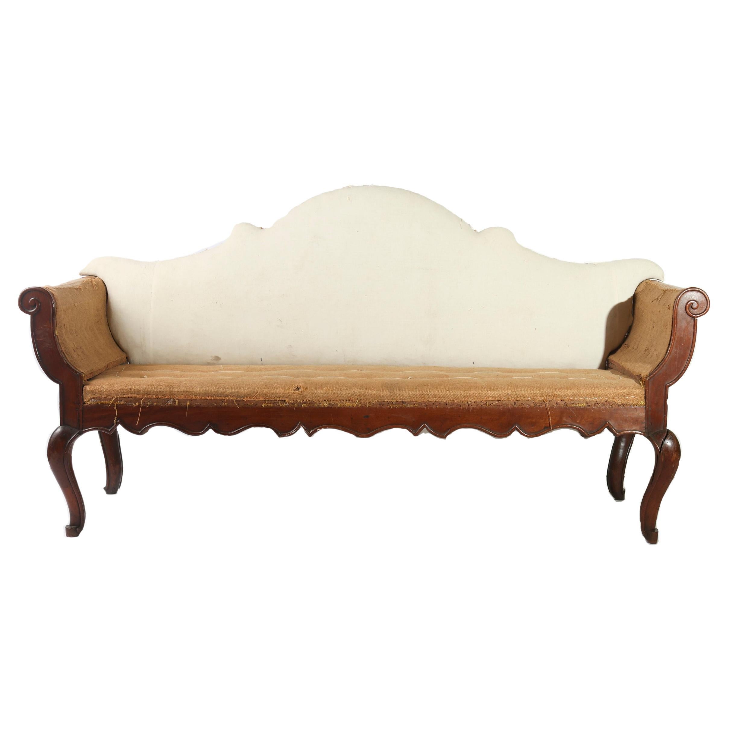 Conversation Settee or Borne Settee from the Napoleon III Period at 1stDibs