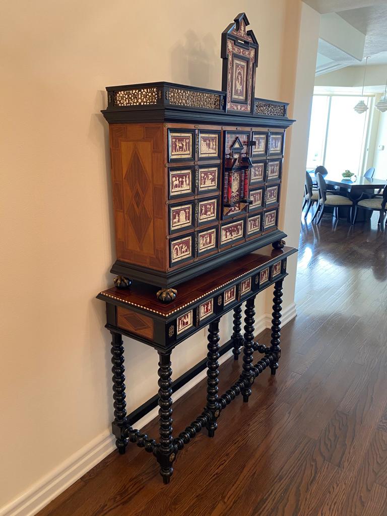 Antique Italian Specimen / Curiosity Cabinet For Sale at 1stDibs