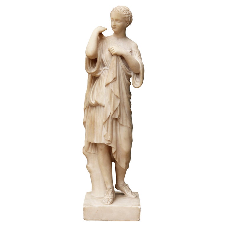 Antique Italian Statue of Diana For Sale at 1stDibs