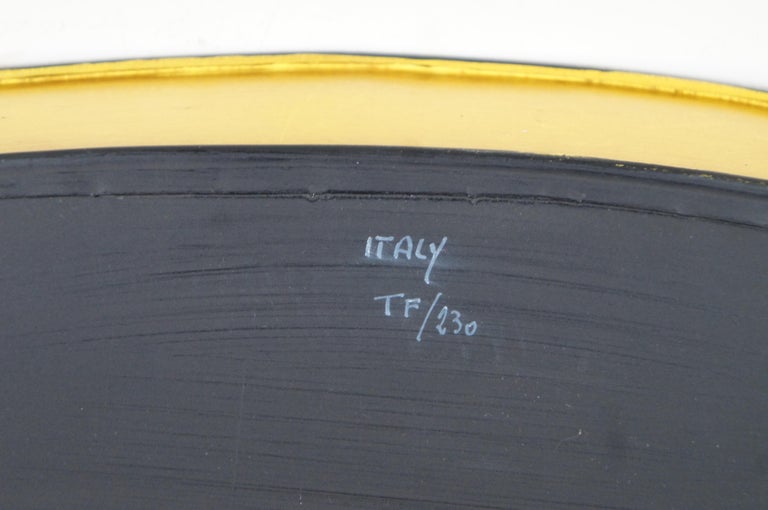Antique Italian Toleware French Provincial Toile Tray Oval Lithograph ...
