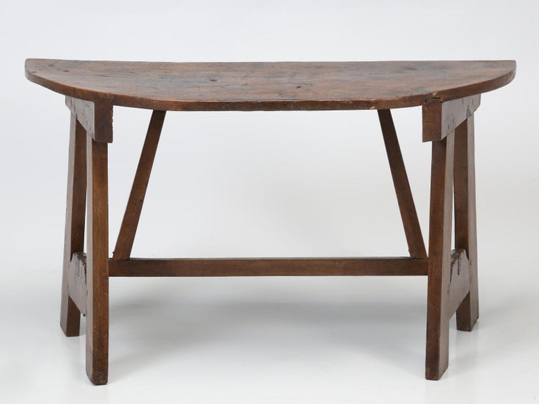 Antique Italian Walnut Console Table, circa 1700s at 1stDibs