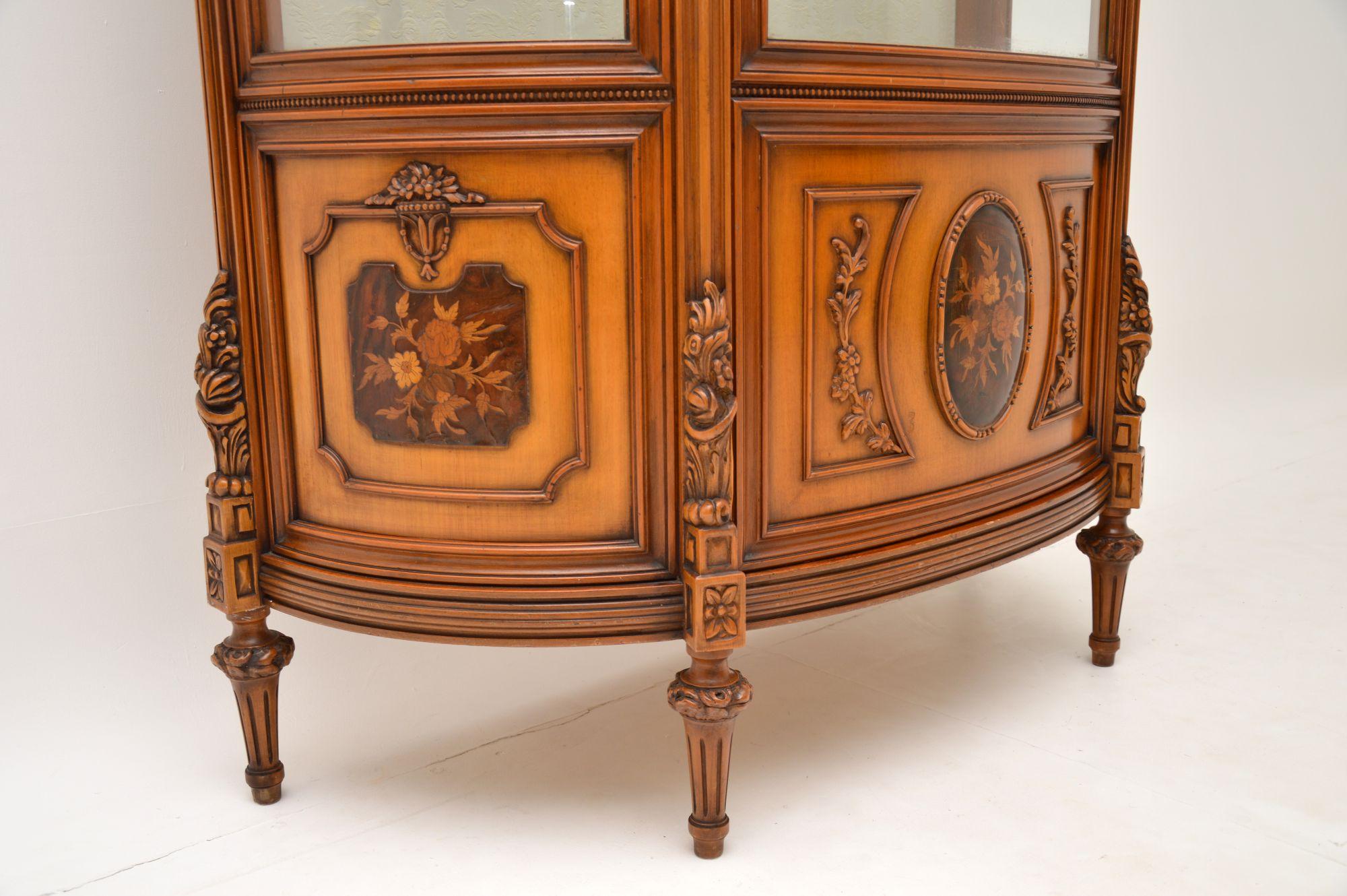 Antique Italian Walnut Display Cabinet at 1stDibs | italian display cabinet