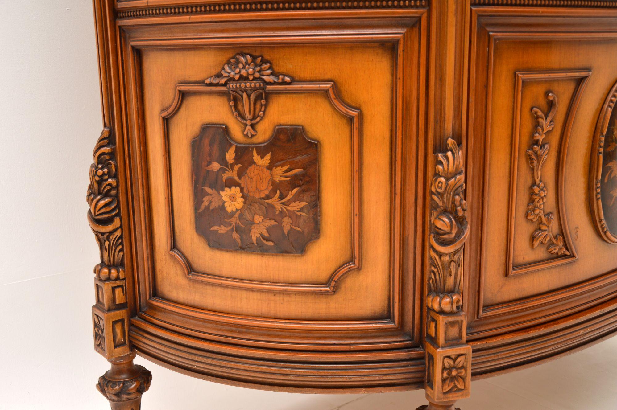 Antique Italian Walnut Display Cabinet at 1stDibs | italian display cabinet