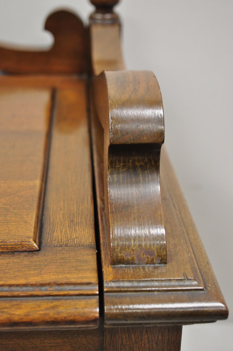 Antique Jacobean Depression Walnut Cedar Chest Blanket Chest Bench ...