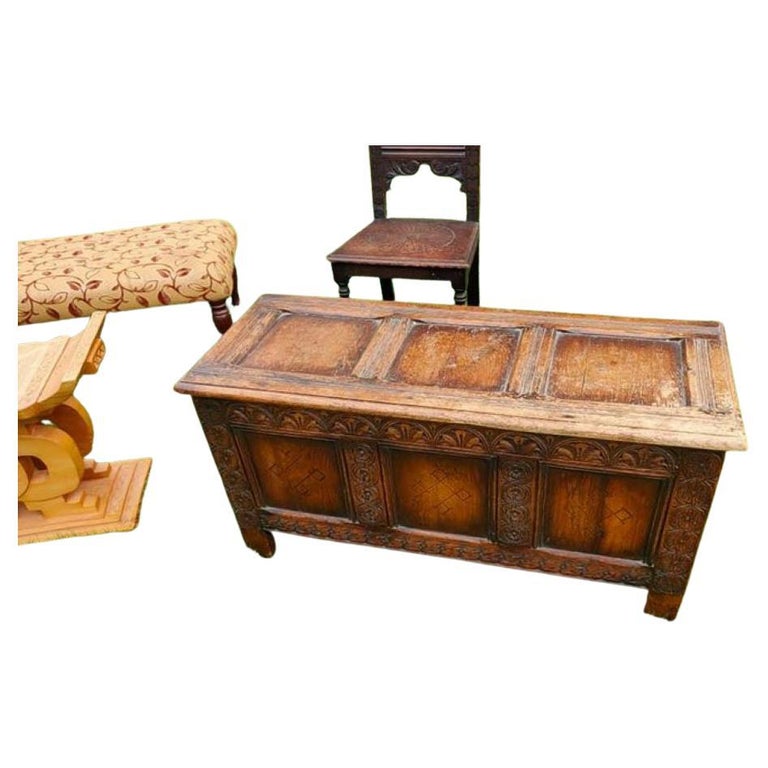 Antique Jacobean Kist For Sale at 1stDibs | kist for sale