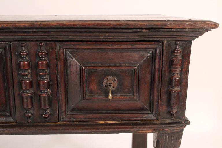 Antique Jacobean Oak Sideboard For Sale at 1stDibs