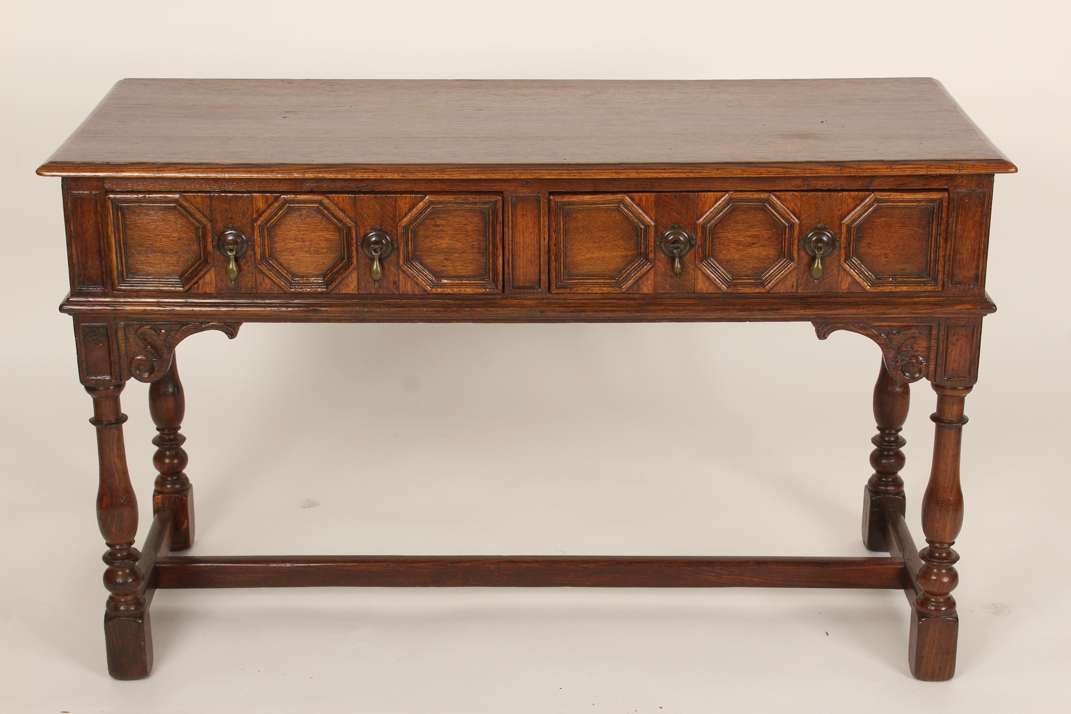 Antique Jacobean Style Oak Sideboard at 1stDibs