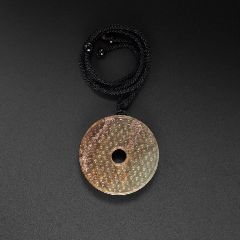 Antique Jade Pi Disk Certified For Sale at 1stDibs