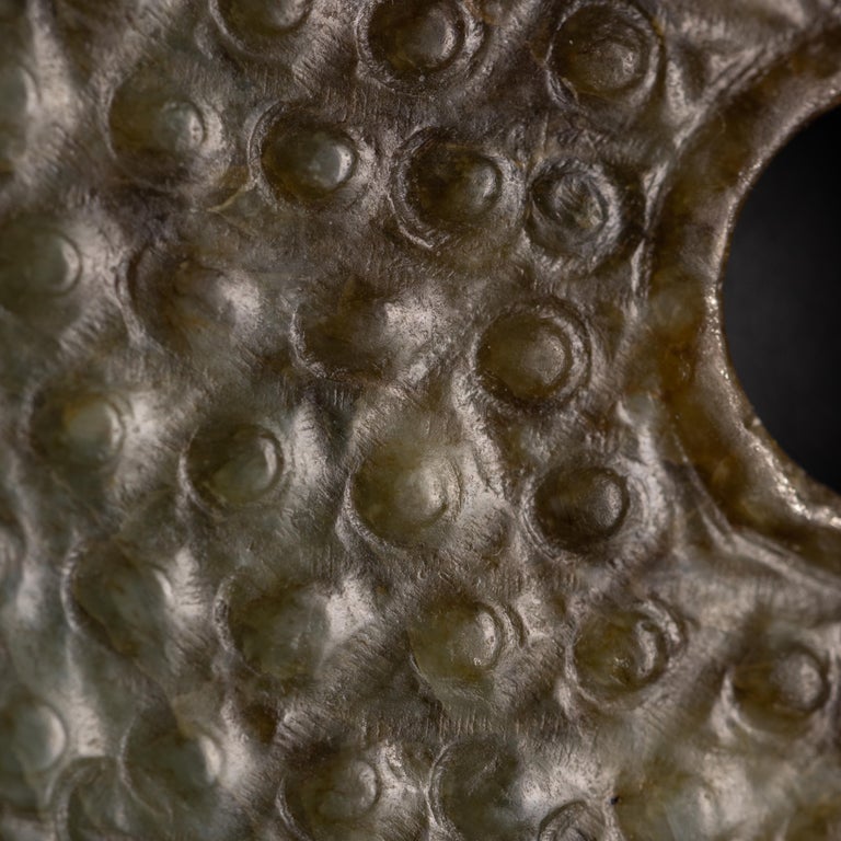 Antique Jade Pi Disk Certified For Sale at 1stDibs