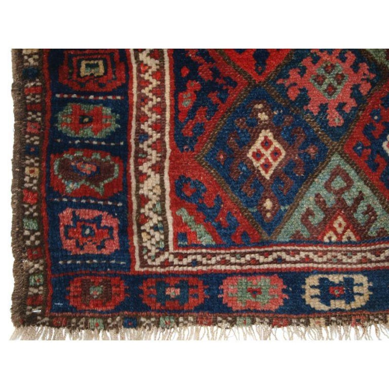 Antique Jaf Kurd Bag Face, Pleasing Soft Colors For Sale at 1stDibs