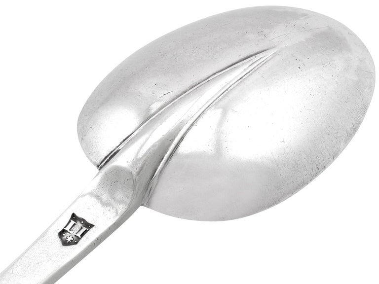 Antique James II Sterling Silver Trefid Rat Tail Pattern Spoon For Sale ...