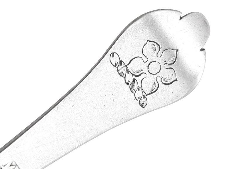 Antique James II Sterling Silver Trefid Rat Tail Pattern Spoon For Sale ...