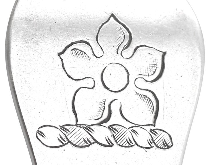 Antique James II Sterling Silver Trefid Rat Tail Pattern Spoon For Sale ...