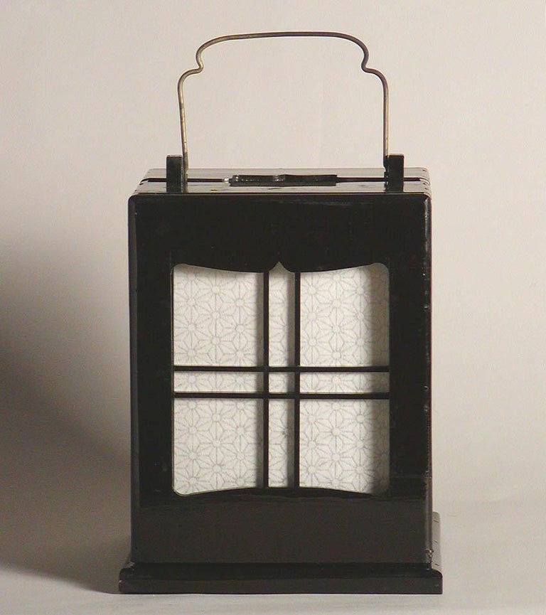 Antique Japanese Ariake Andon Lantern, Meiji Period For Sale at 1stDibs