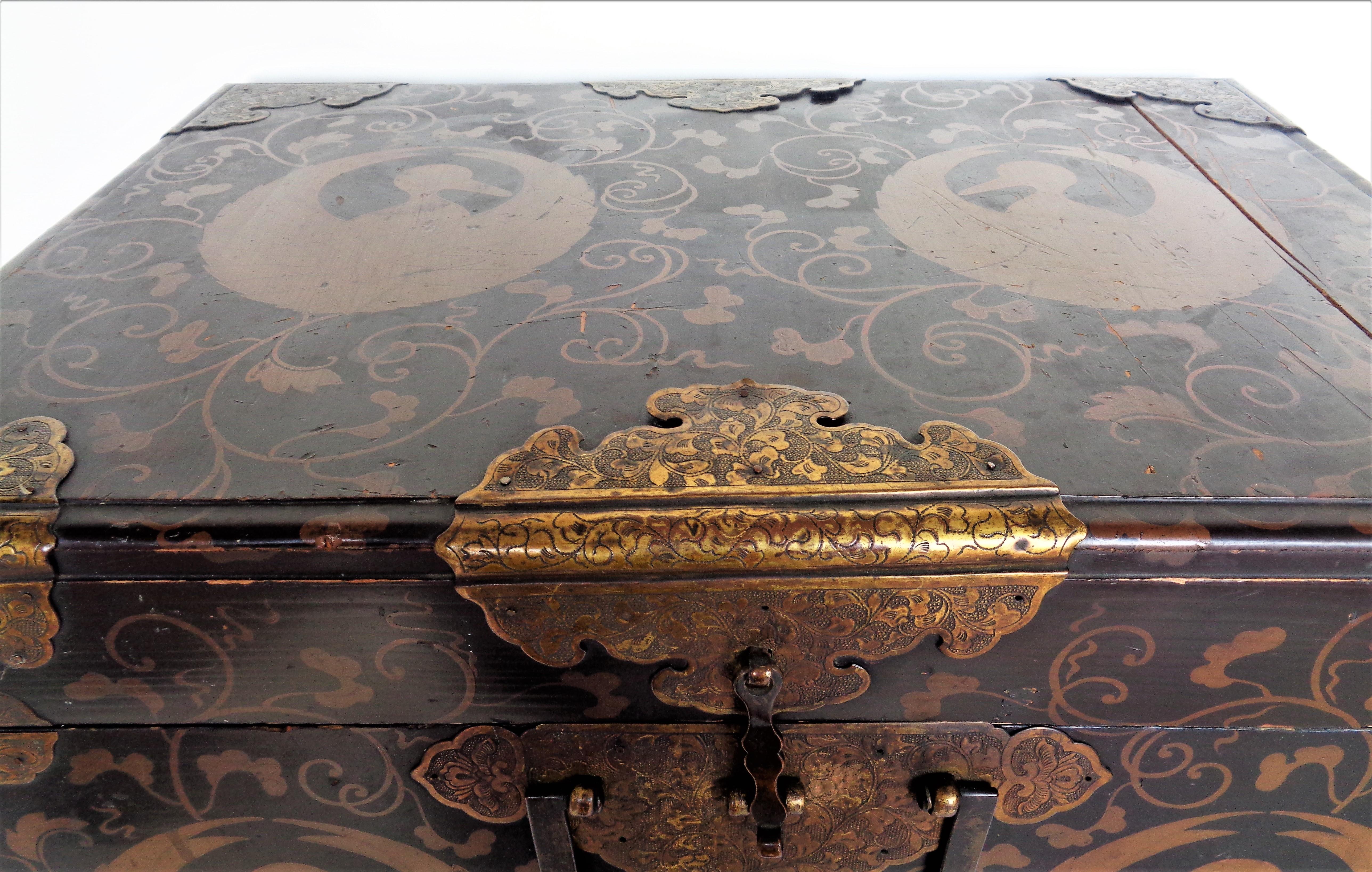 Antique Japanese Hasami-Bako "Traveling Chest" at 1stDibs