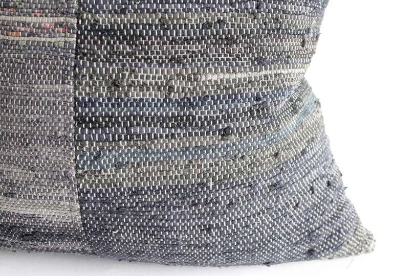 Antique Japanese Boro Indigo Pillow For Sale at 1stDibs