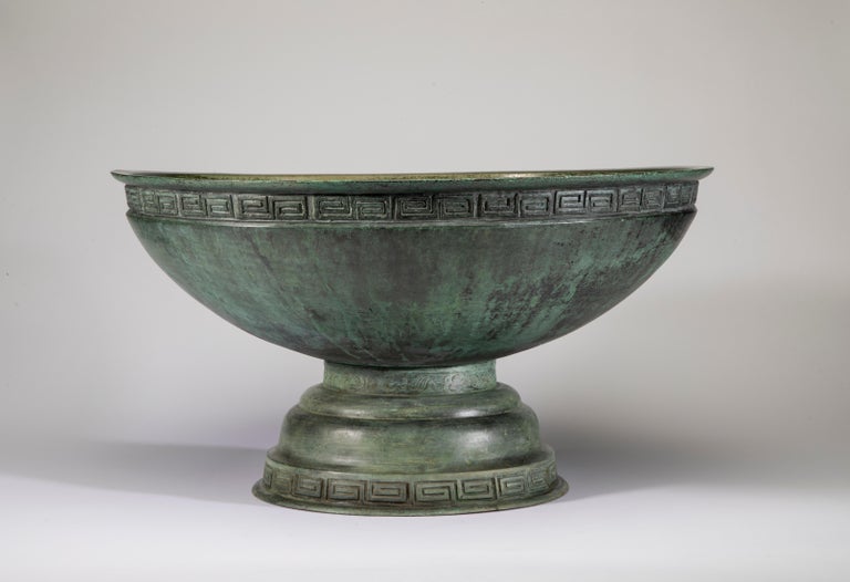 Antique Japanese Bronze Water Bowl For Sale at 1stDibs