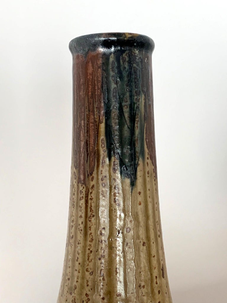 Antique Japanese Ceramic Mingei Vase For Sale at 1stdibs