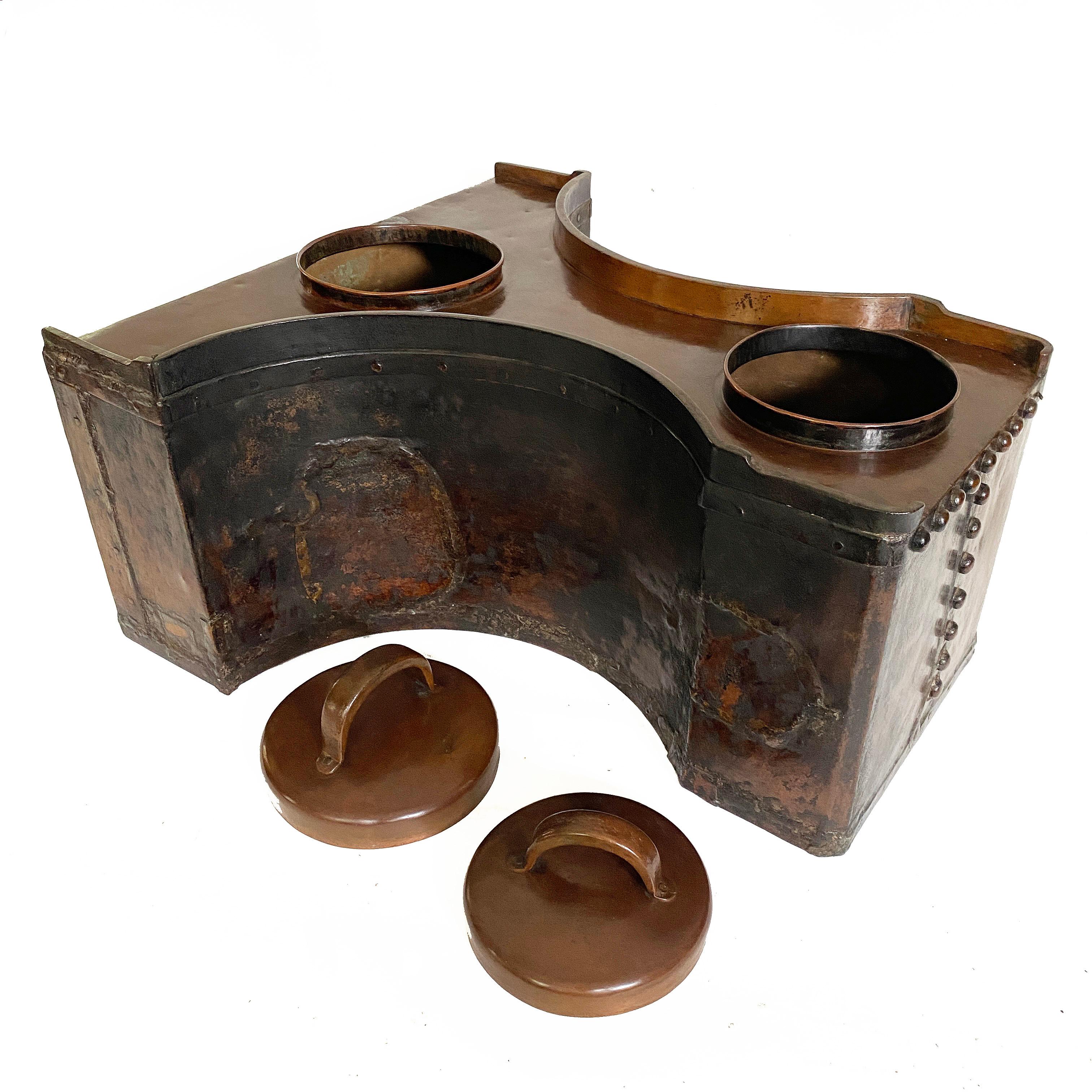 Antique Japanese Copper Sake Bottle Warmer, Meiji, Early 20th Century ...